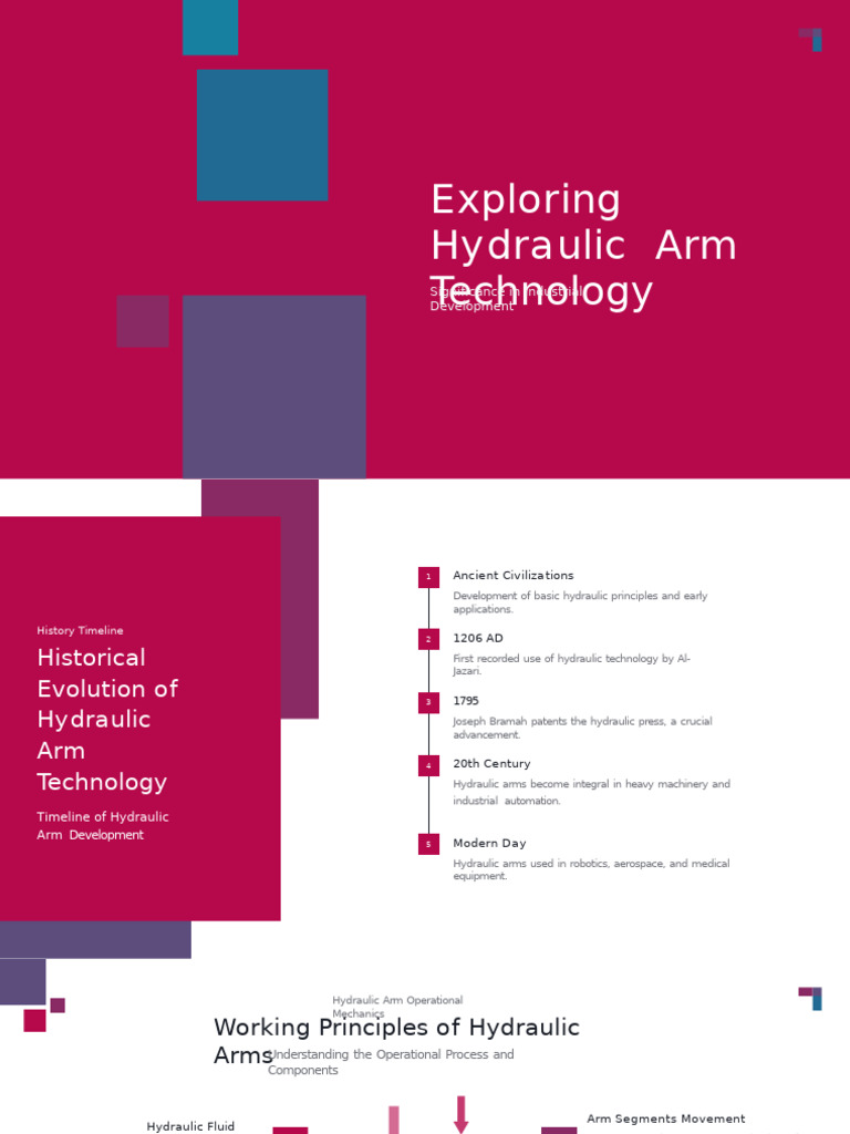 Exploring Hydraulic Arm Technology Presentation | PDF | Hydraulics | Force