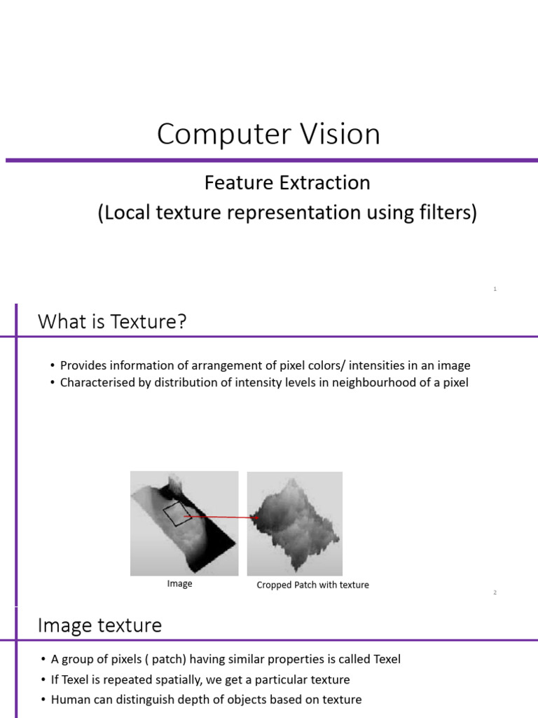 computer_vision_2_feature_extraction_4_students | PDF | Signal Processing