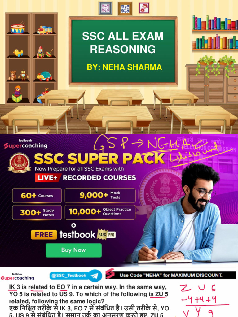 All SSC Exam Reasoning 2024 Most Expected Question - 38 - 1725022991 | PDF