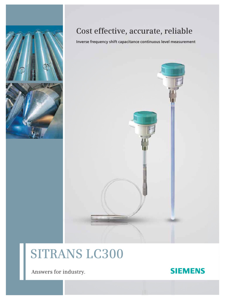 Level Transmitter Sitrans LC300 | PDF | Information And Communications Technology | Radio Technology