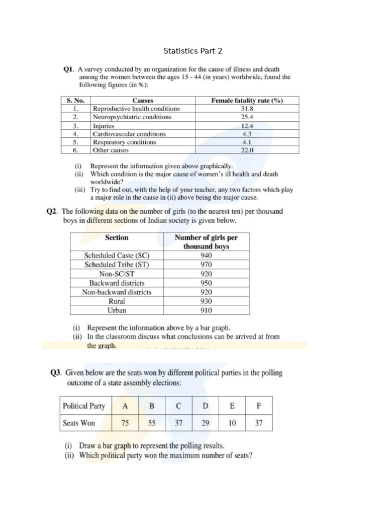 statistics part 2 | PDF