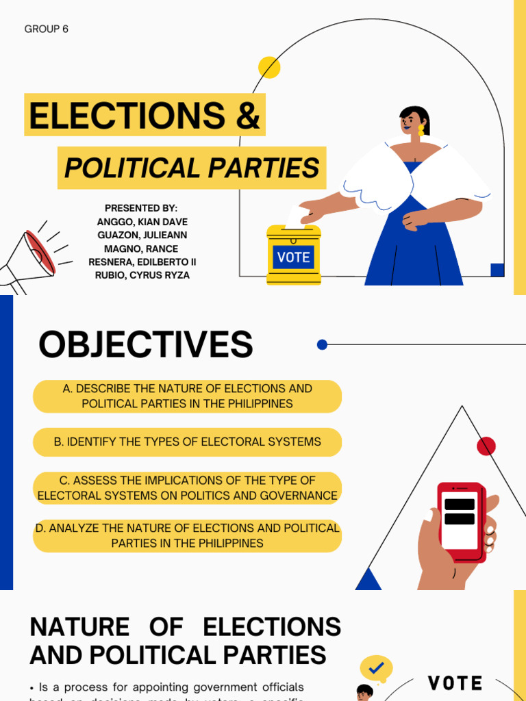 Nature of Elections and Political Parties | PDF | Voting | Political ...