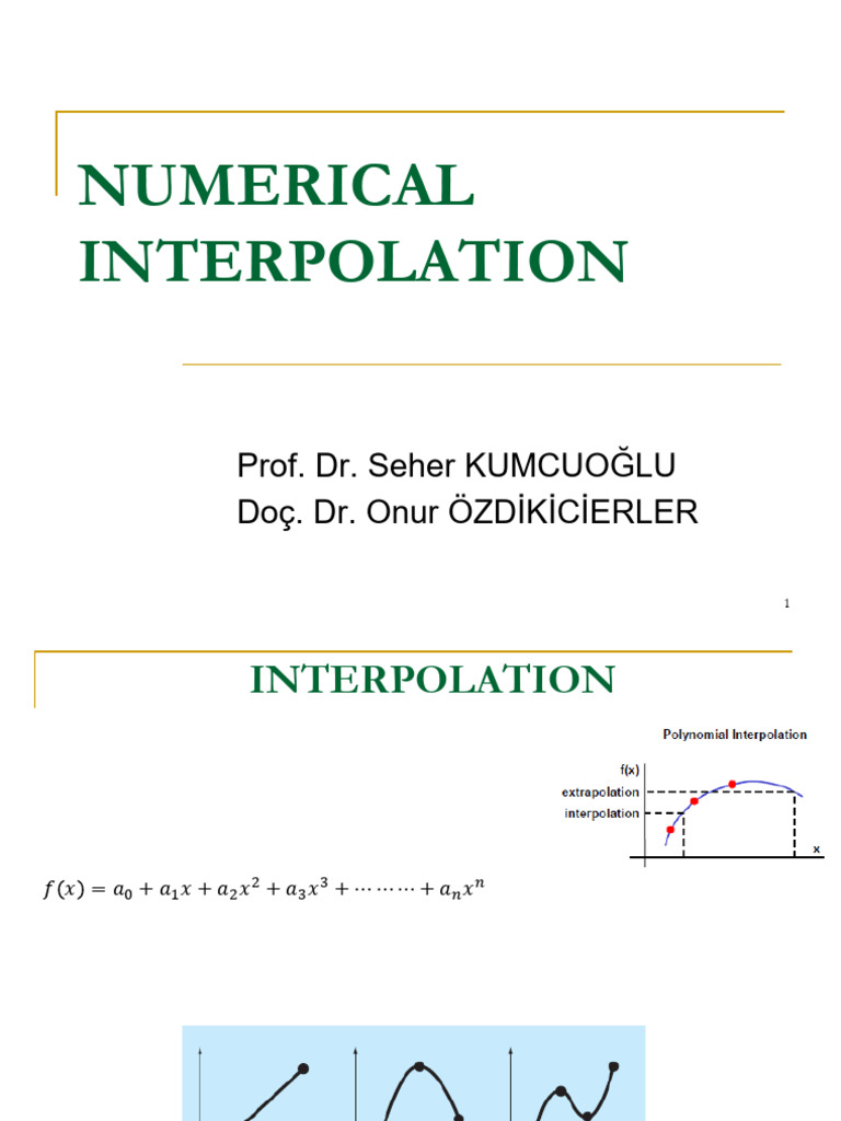 Interpolation | PDF | Finite Difference | Interpolation