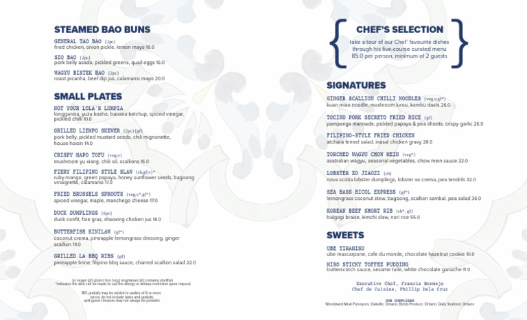 MT TO Food Menu 2024.10.07 For Website | PDF | Pickling | Sauce