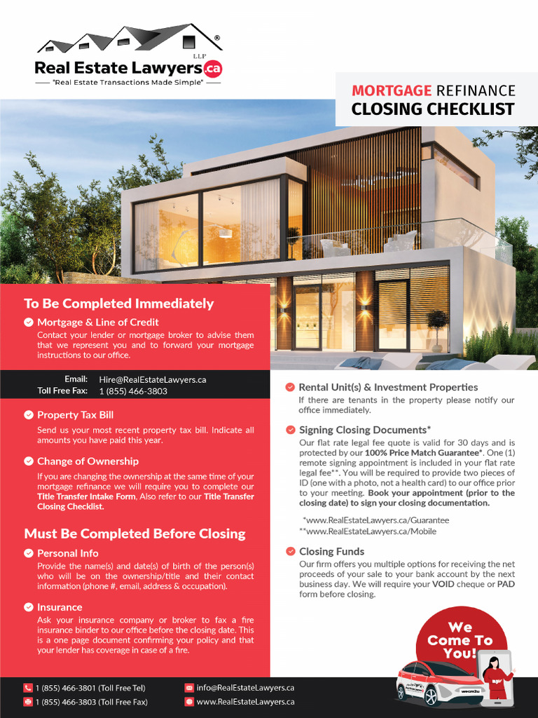 Mortgage Checklist & Guide | PDF