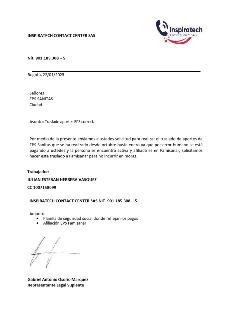 INSPIRATECH - Sanitas | PDF