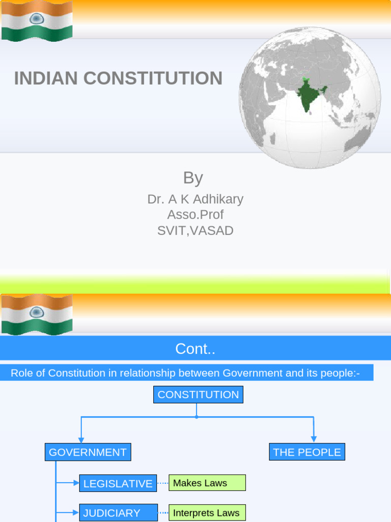 Indian Constitution - For Exam Reference | PDF | Constitution | Justice
