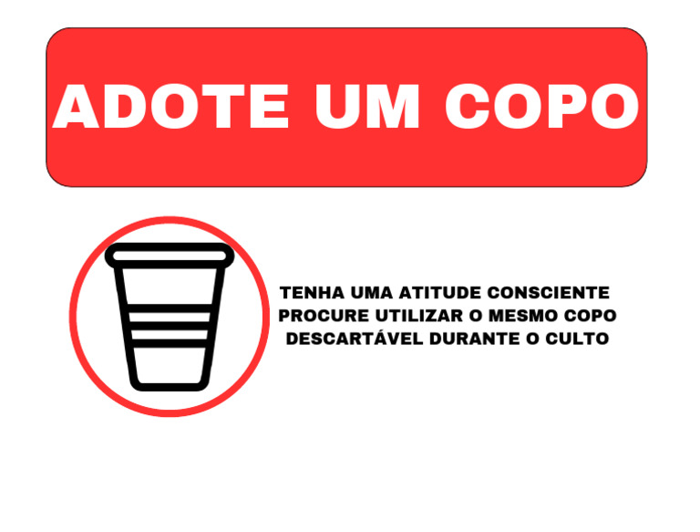 Adote Um Copo | PDF