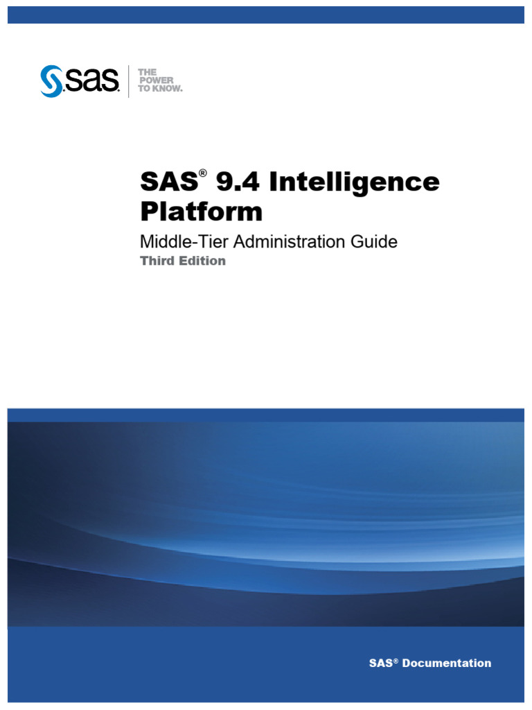 Intelligence Platform Middle-Tier Administration Guide | PDF | World ...