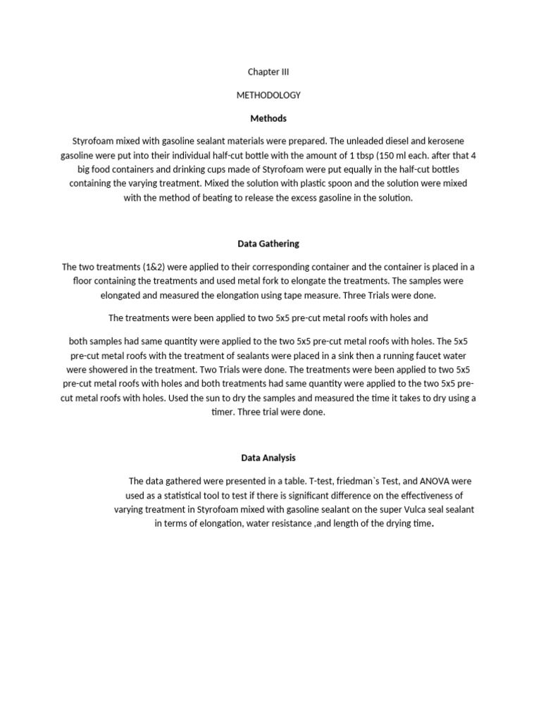 Chapter III Methodology | PDF