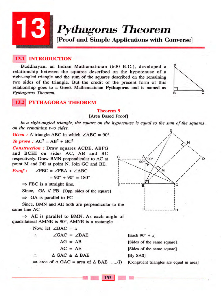 13 Pythagoras Theorem | PDF