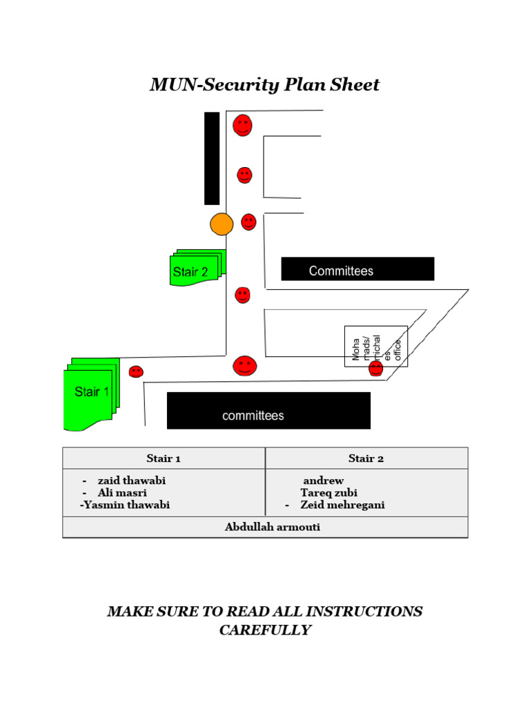 MUN-Security Plan Sheet.docx copy | PDF | Justice | Crime & Violence
