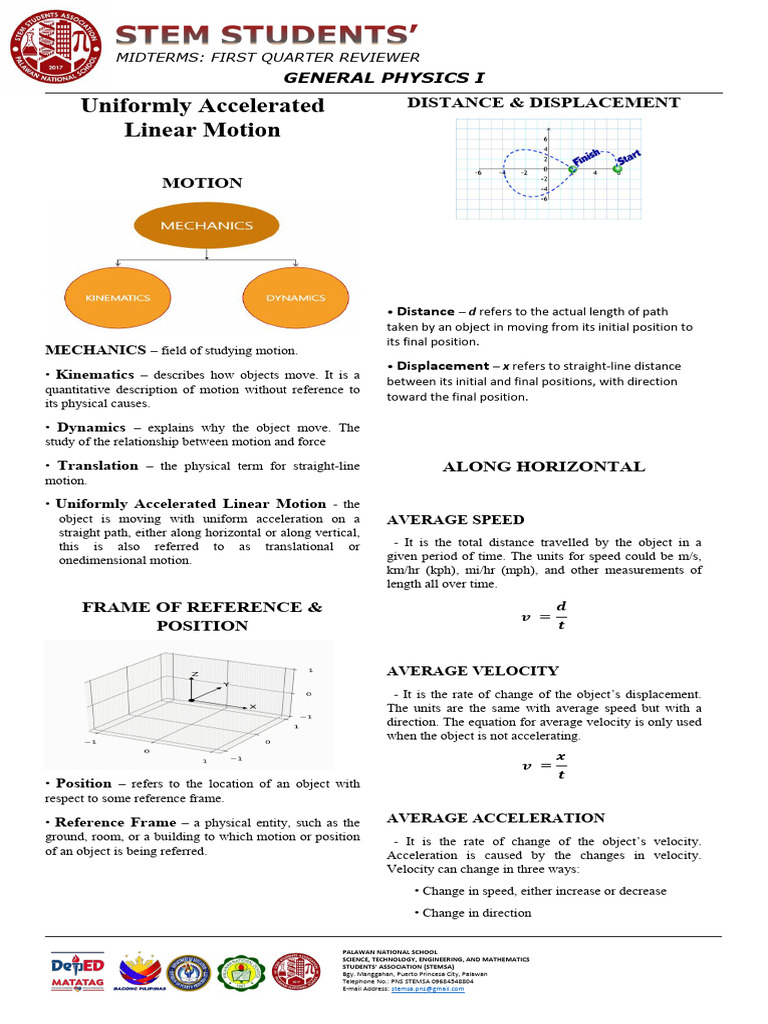 GEN PHYSICS 1 - Uniformly - Accelerated - Motion | PDF | Acceleration ...