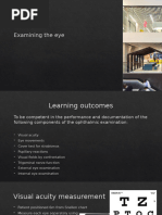 Eye Examination OSCE Checklist Geeky Medics | PDF