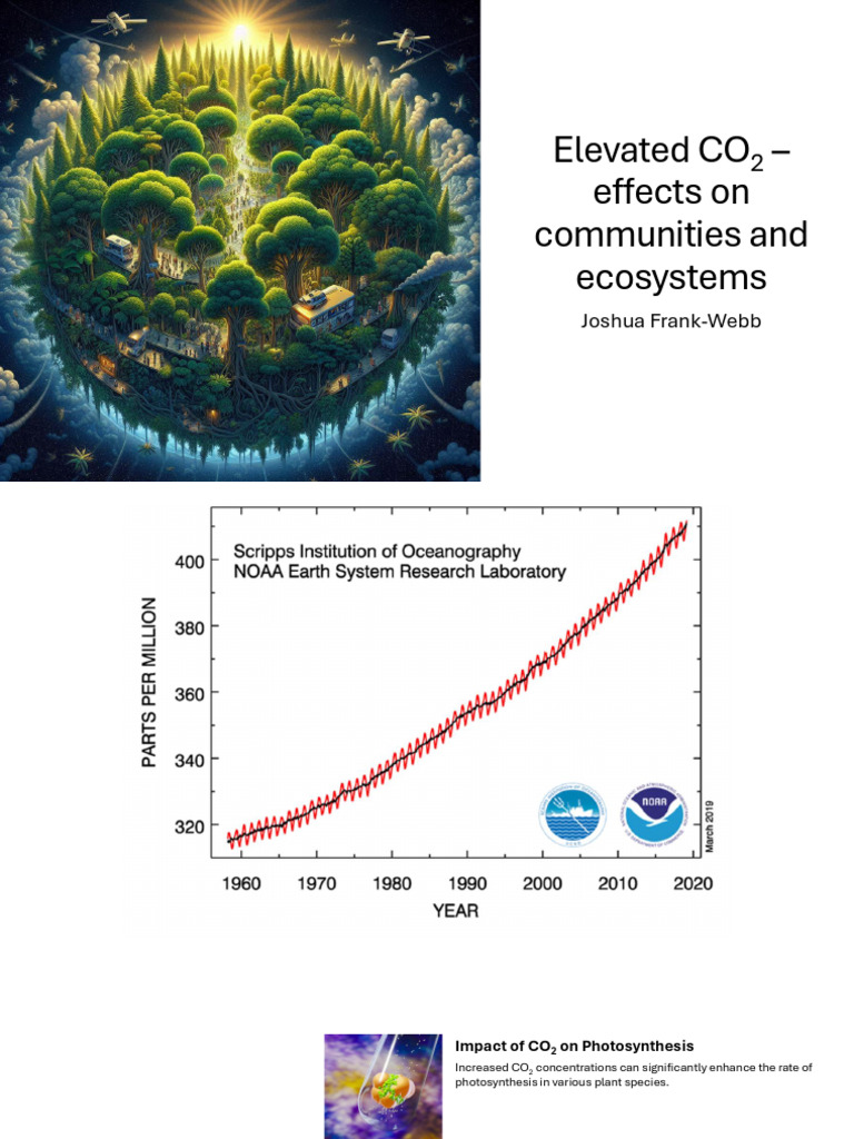 Effects of Elevated CO2 on Ecosystems | PDF | Lignin | Primary Production