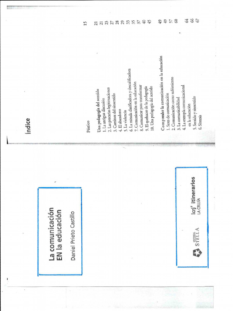 Prieto Castillo, Daniel. La Comunicación en La Educacion - Cap. 2 | PDF