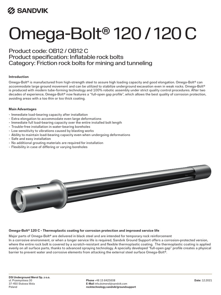 omega-bolt_brochure | PDF | Screw | Corrosion