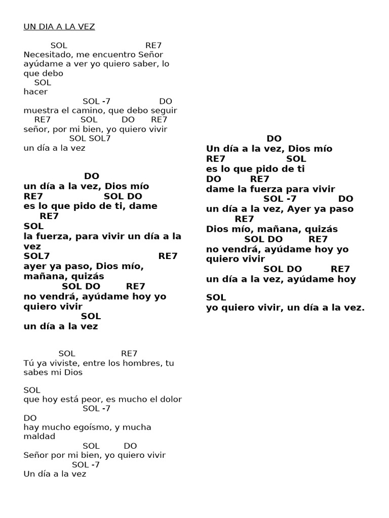 Un Dia A La Vez | PDF