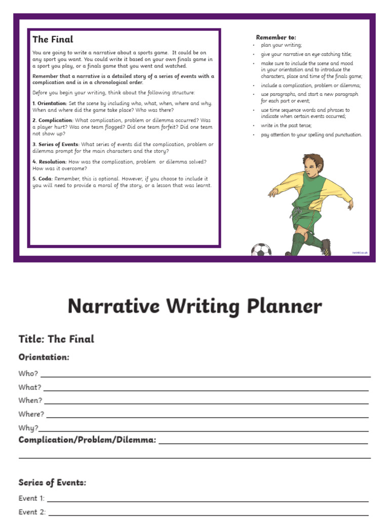 Au t2 e 843 Year 5 Narrative Writing Writing Activity Sheet - Ver - 4 ...