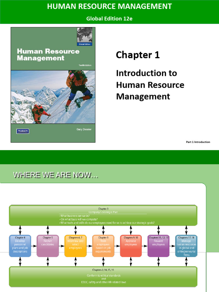 Dessler HRM12e PPT 01 | PDF | Human Resource Management | Human Resources