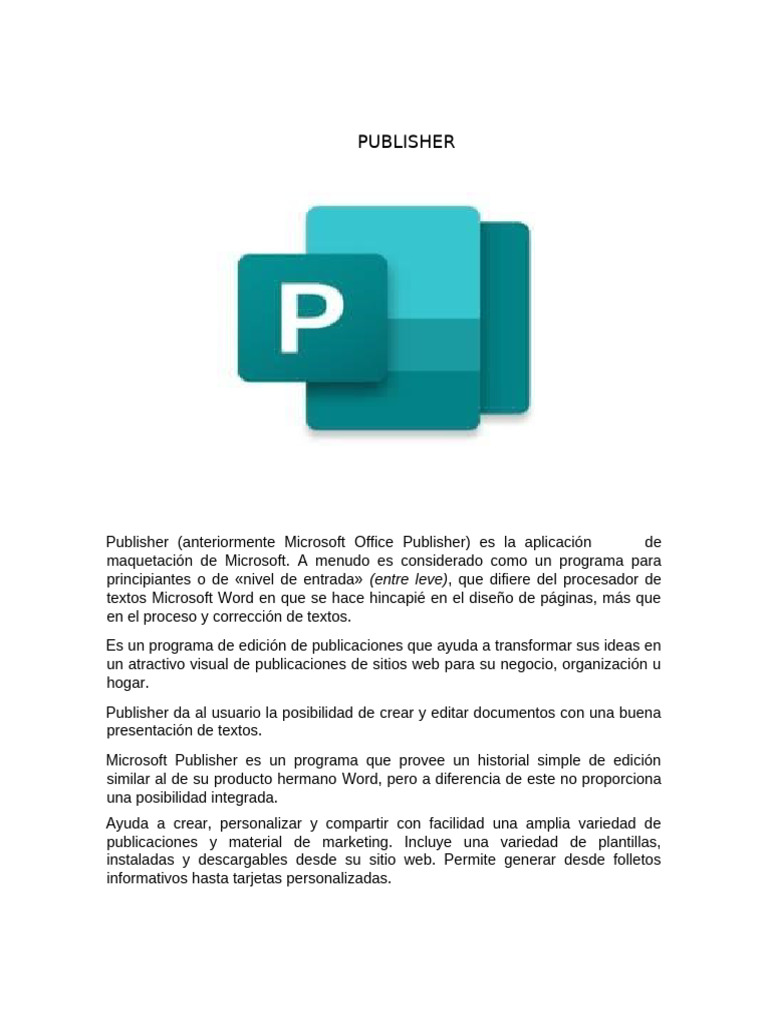7 Publisher | PDF | Informática | Software