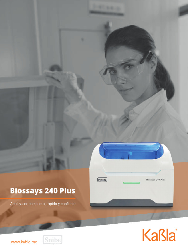 Brochure Bioassays Snibe 240 Plus | PDF