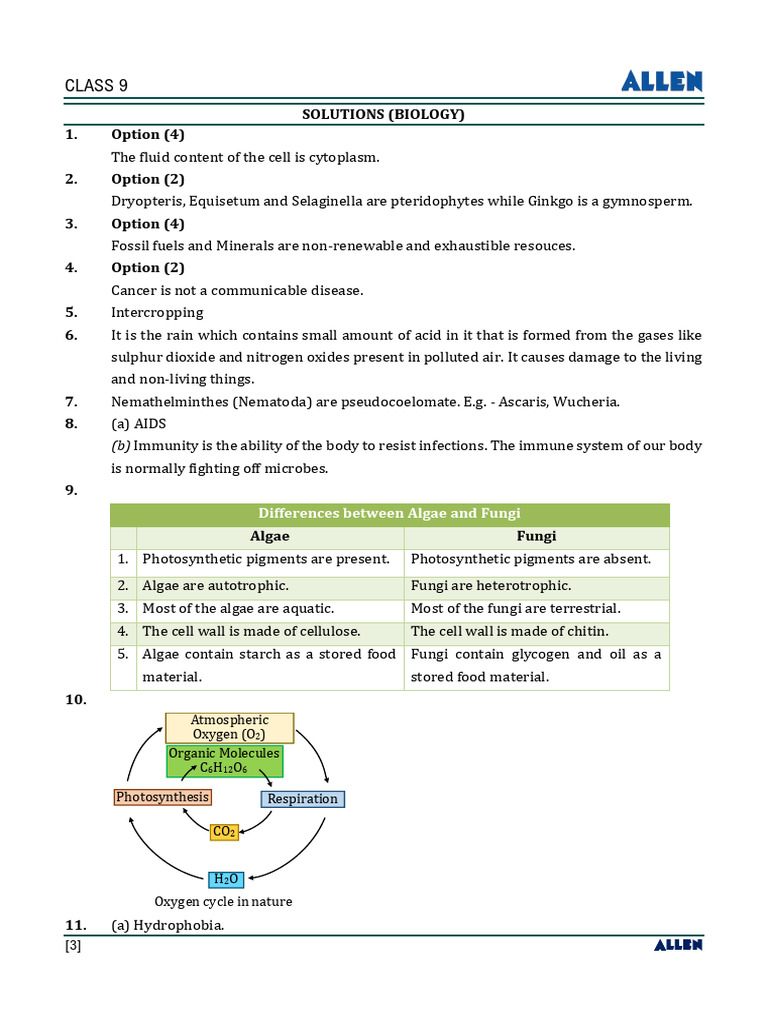 9th Bio Sol Hmtg8p | PDF | Atmosphere Of Earth | Greenhouse Gas