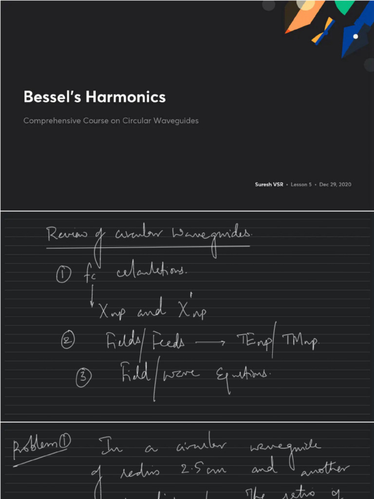 Bessels Harmonics With Anno | PDF