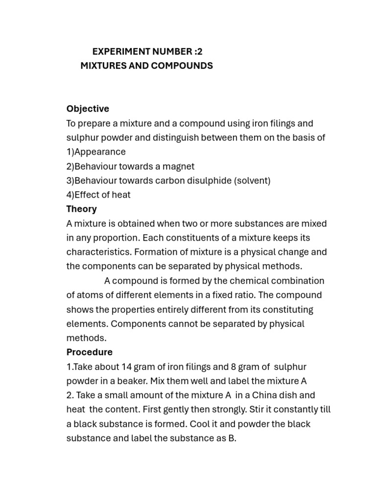 Experiment 2 | PDF