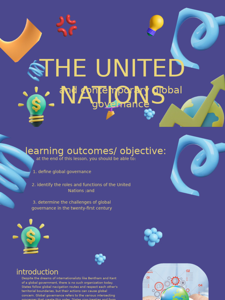 the united nations | PDF | Governance | Global Governance