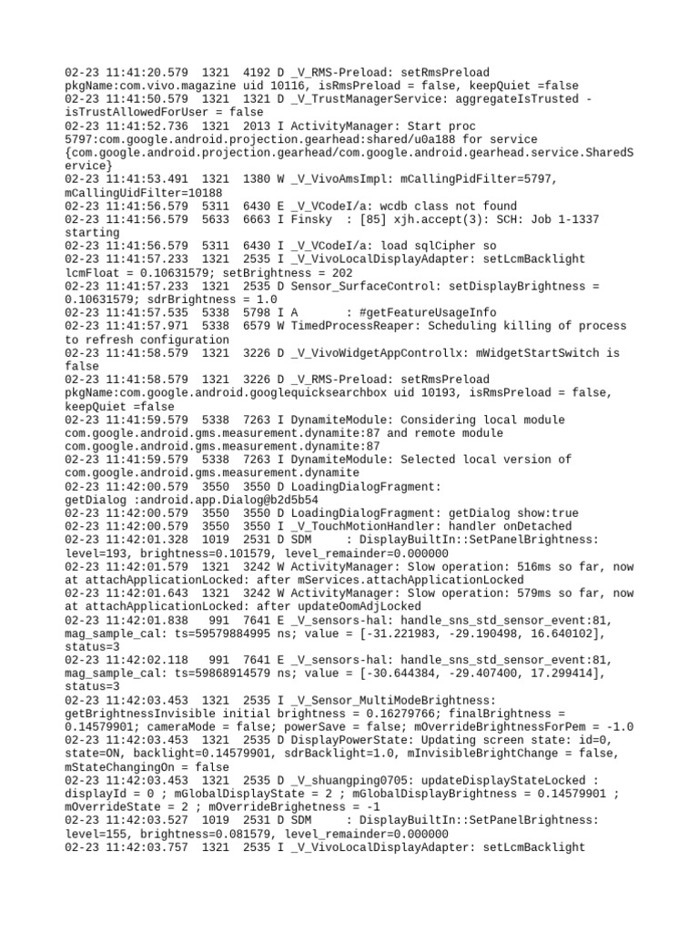 Log | PDF | Software Engineering | Operating System Families