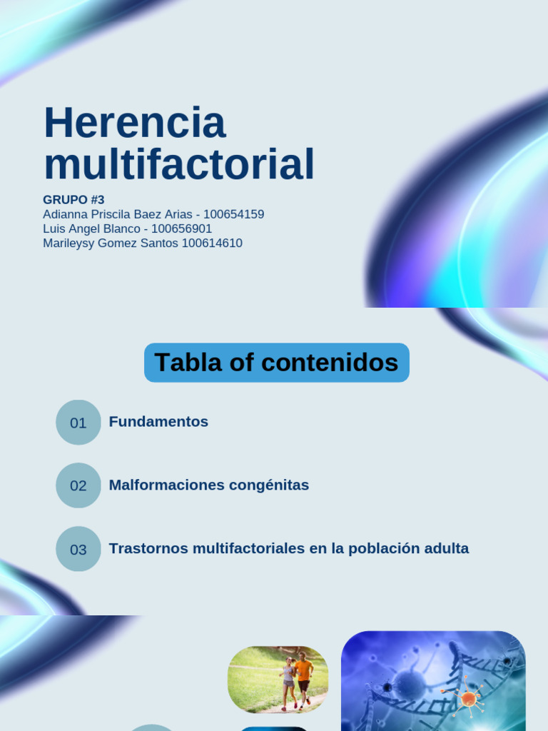 Herencia Multifactorial y Enfermedades | PDF | Asma | Lugar cuantitativo