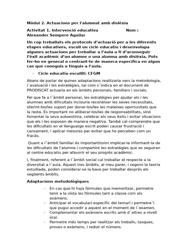 Activitat 1 - Modul 2 - Asa | PDF