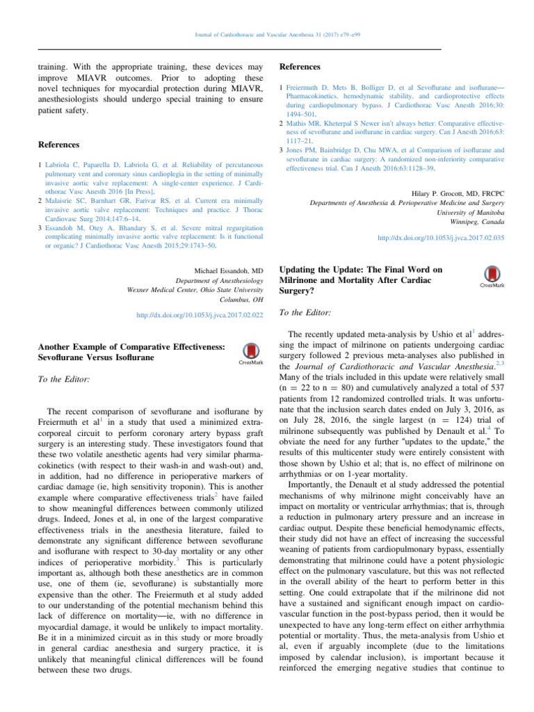 Strong Updating The Update The Final Word On Mil | PDF | Anesthesia ...