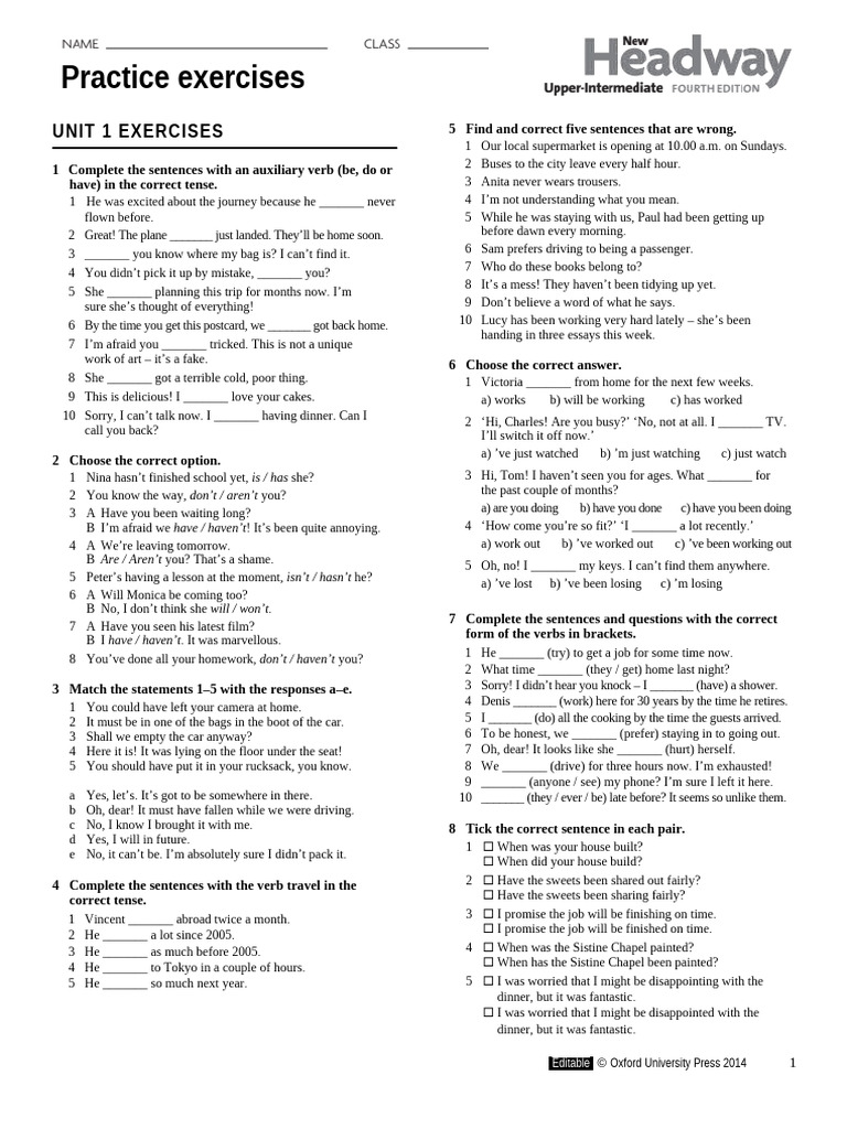 Grammar Practice | PDF