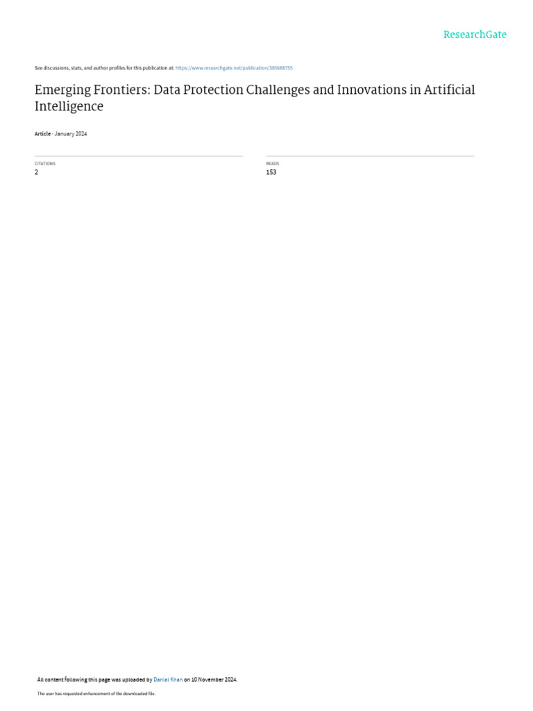 4.data Protection Challenges | PDF | Artificial Intelligence ...