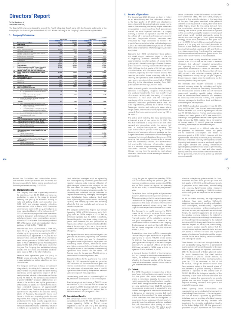 Director Report | PDF | Economy Of India | Income