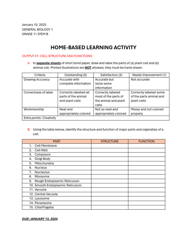 GENBIO 1 | PDF | Cell (Biology) | Organelle