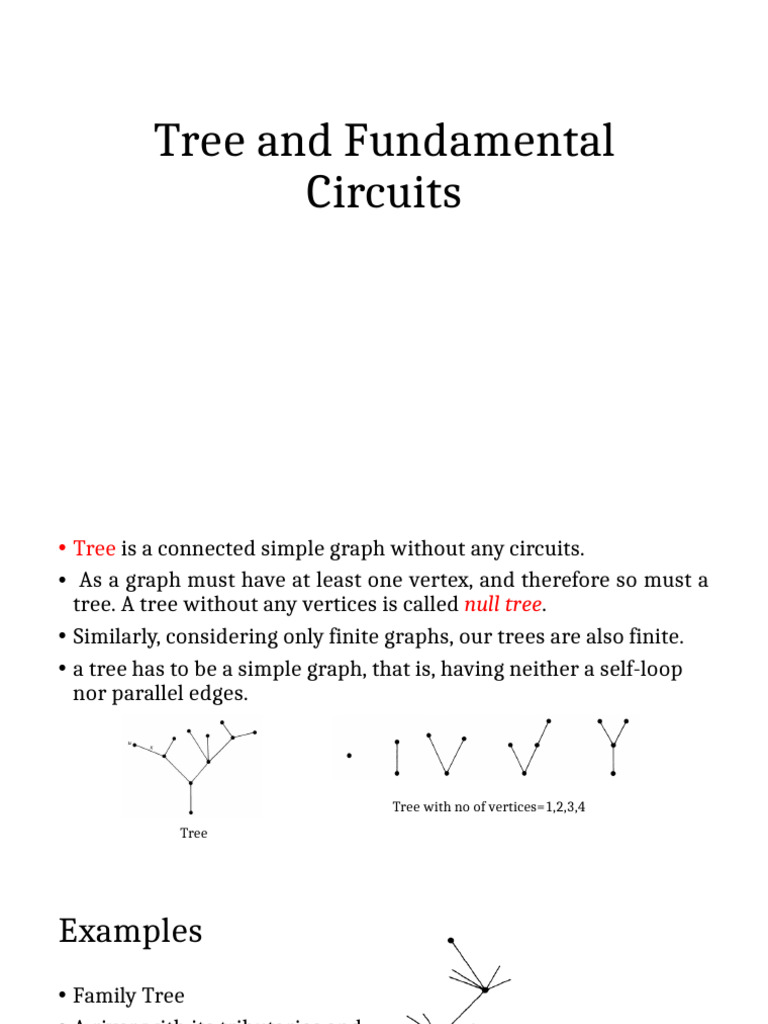 Tree and Fundamental Circuits | PDF | Vertex (Graph Theory) | Graph Theory