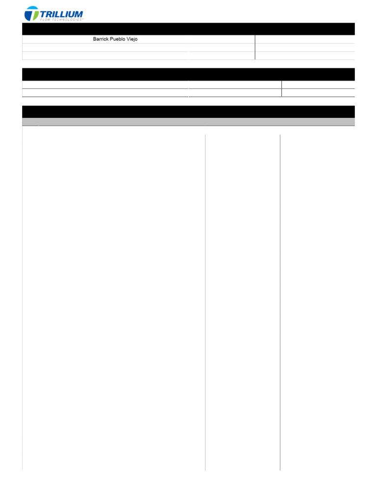 Trillium Pumps Customer Price Sheet | PDF | Pump | Pressure
