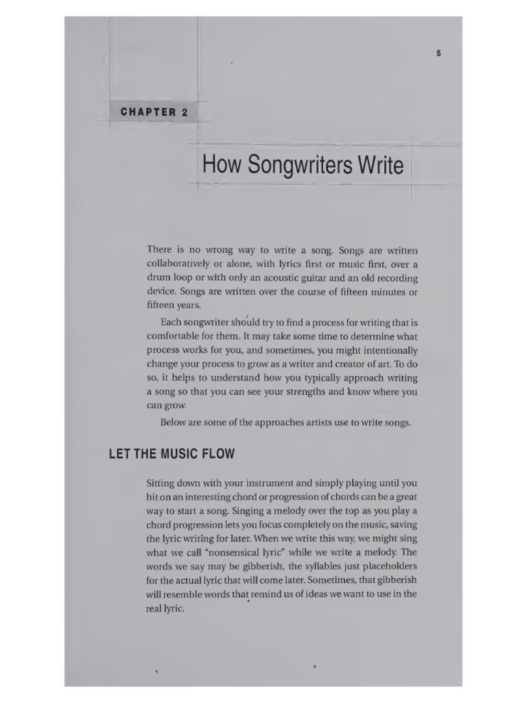 "How Songwriters Write" - Stolpe | PDF | Song Structure | Musical Compositions