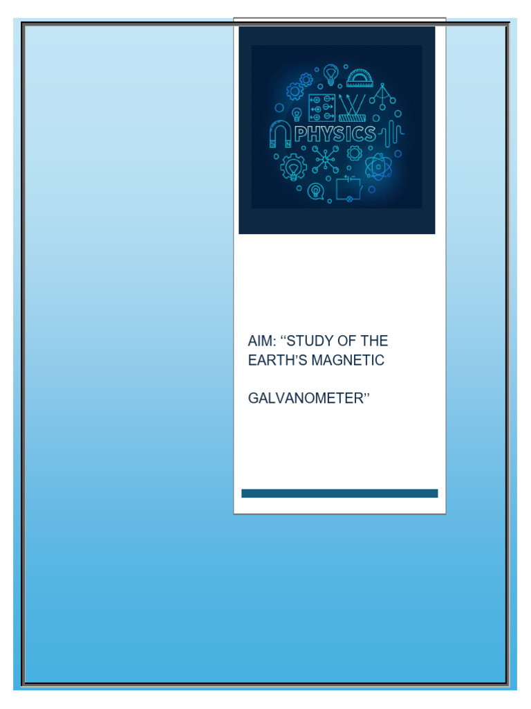 Document 72 | PDF | Earth's Magnetic Field | Electromagnetism