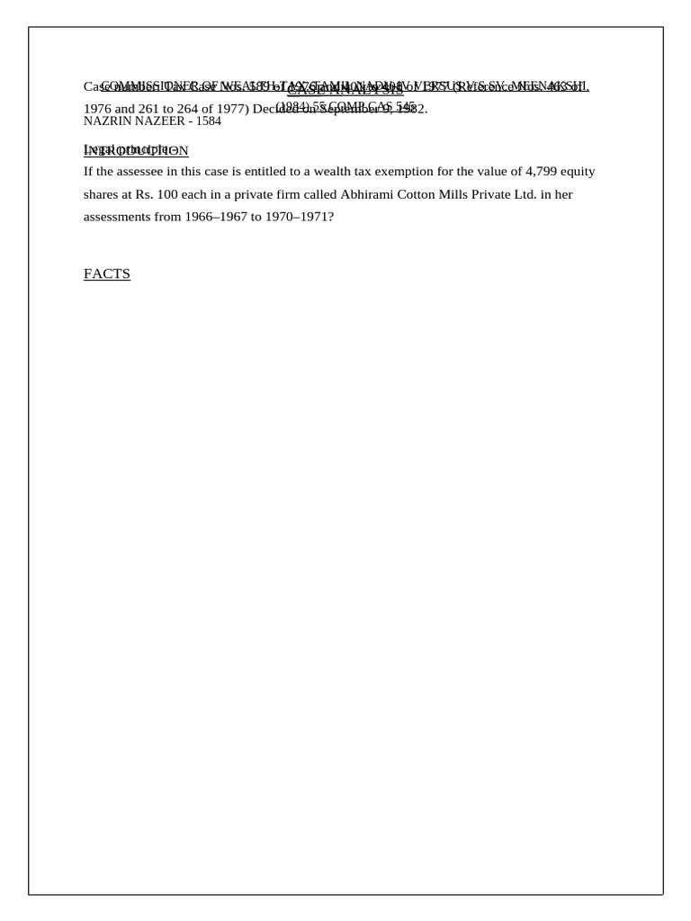 company law case analysis | PDF | Justice | Crime & Violence
