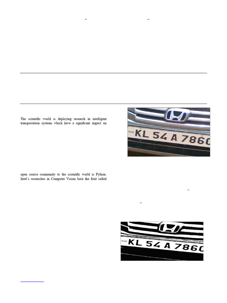 Number Plate Detection | PDF | Optical Character Recognition | Integrated Development Environment