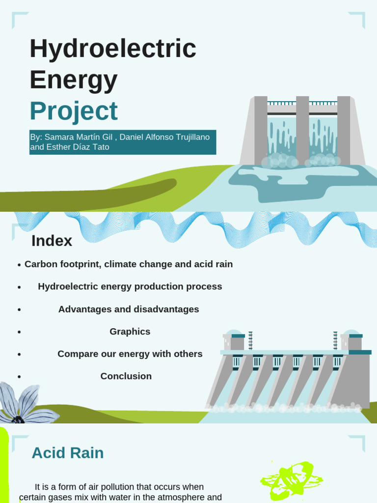 Hydroelectric Energy Project | PDF | Hydroelectricity | Climate Change