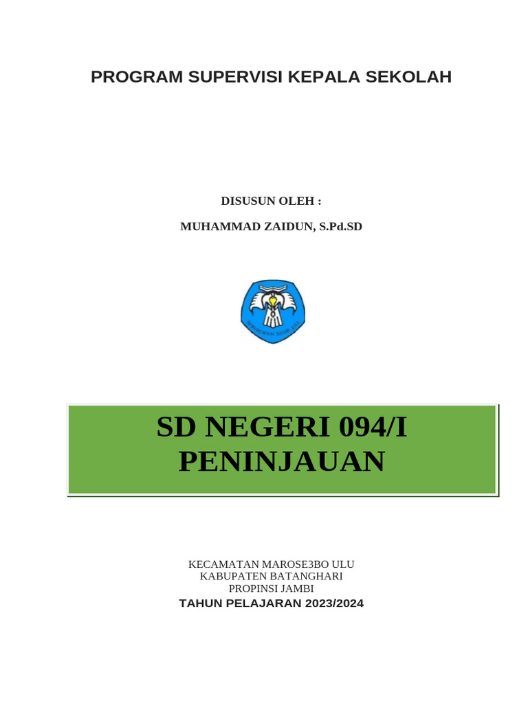 PROGRAM_SUPERVISI_KEPALA_SEKOLAH_SD_TERB | PDF