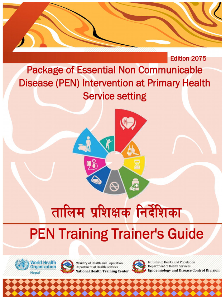 PEN Training Guide for NCDs in Nepal | PDF | Non Communicable Disease ...