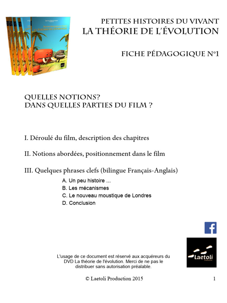 Théorie de l'Évolution : Mécanismes et Histoire | PDF | Évolution ...