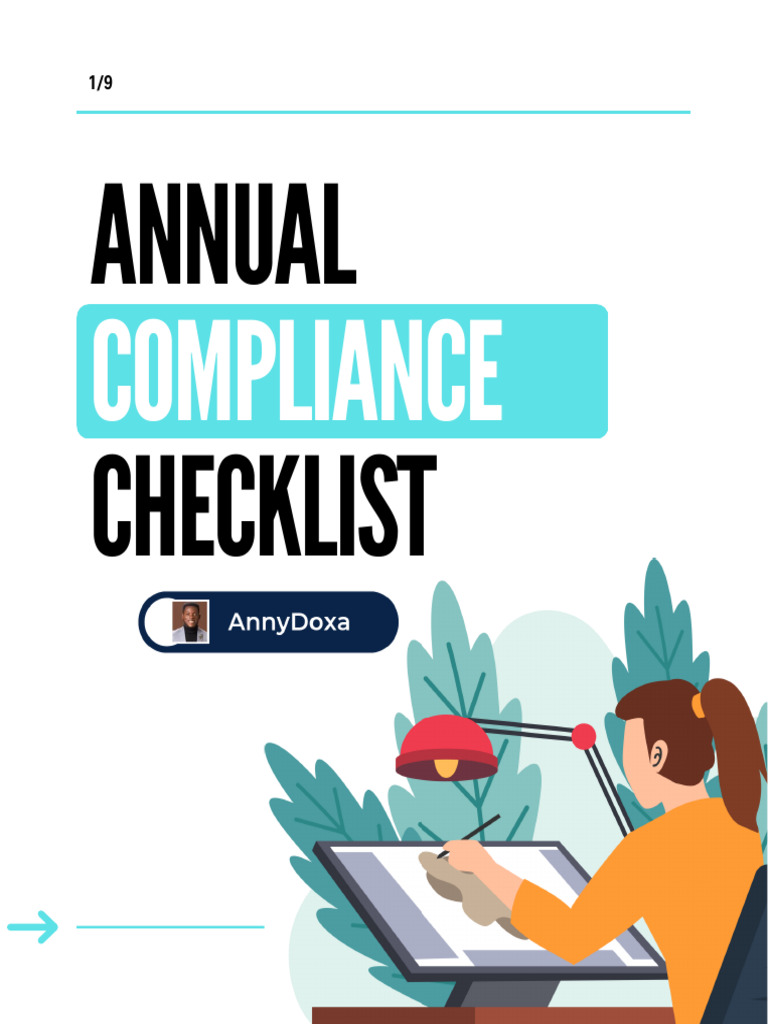 Compliance Checklist | PDF