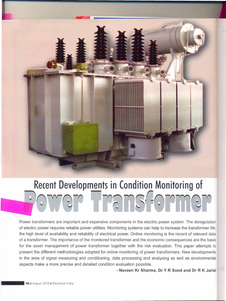 Monitoring Transformer | PDF